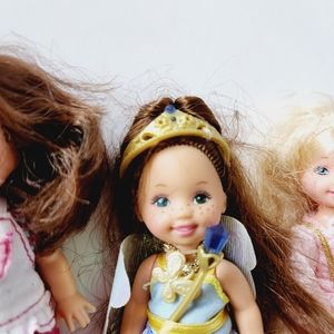 Barbie | Toys | Mattel Kelly Club Princess Dolls Barbie Sister Kid Lot ...